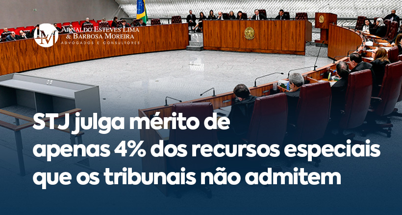 STJ julga mérito de apenas 4% dos recursos especiais que os tribunais não admitem | Arnaldo ...